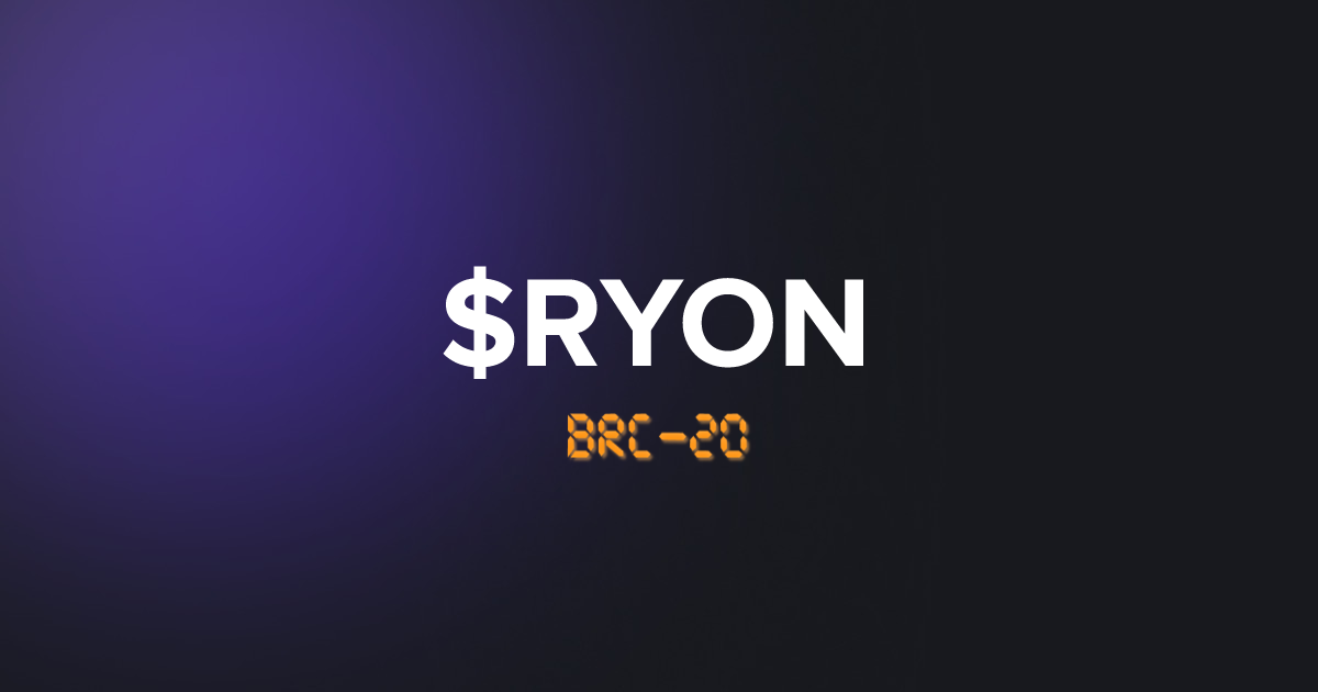 Ordinals Wallet | $RYON