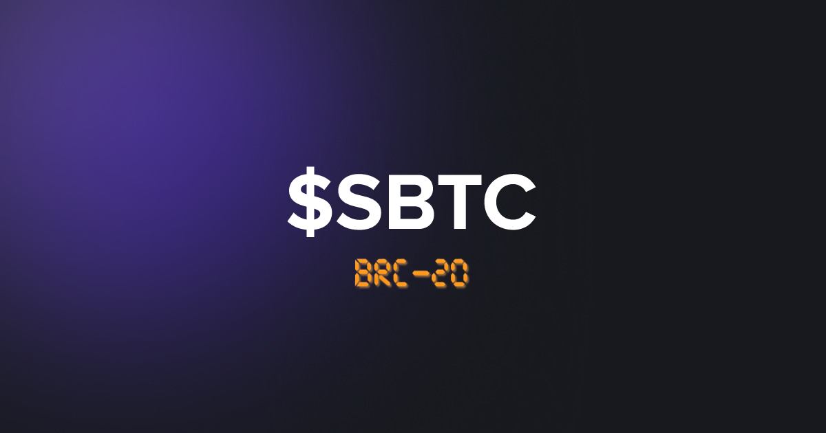 Ordinals Wallet | $SBTC